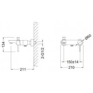 Смеситель для ванной комнаты Blue Water ICO-BWN.020C – фото, отзывы, характеристики в интернет ...