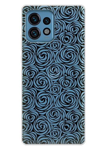 Прозорий силіконовий чохол iSwag для Motorola Edge 40 Pro з малюнком ...