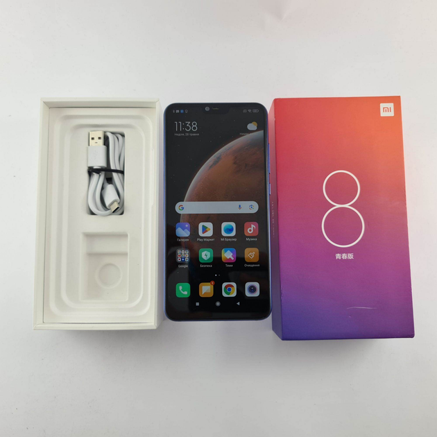 Xiaomi Mi 8 Lite 128 GB Dream Blue (2B00009610) БУ – фото, отзывы ...