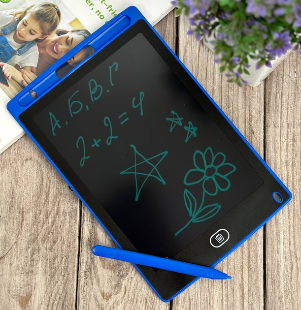 Дитячий графічний планшет для малювання і заміток з стилусом BOARD 8,5 ...