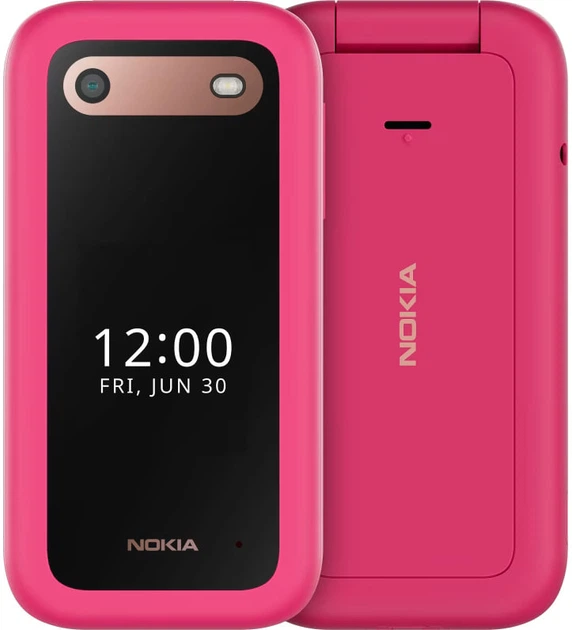 Мобильный телефон Nokia 2660 Flip DualSim Pink (1GF011PPC1A04) – фото ...
