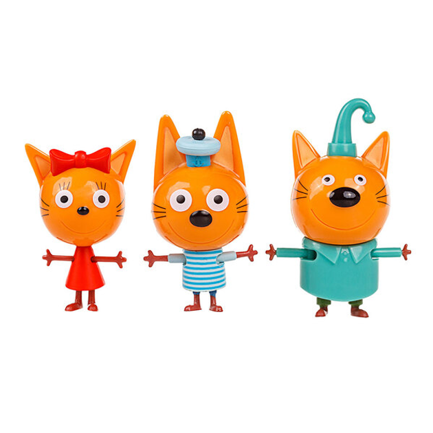 Игровой набор фигурок Три Кота: Коржик, Карамелька и Компот T17171 ...