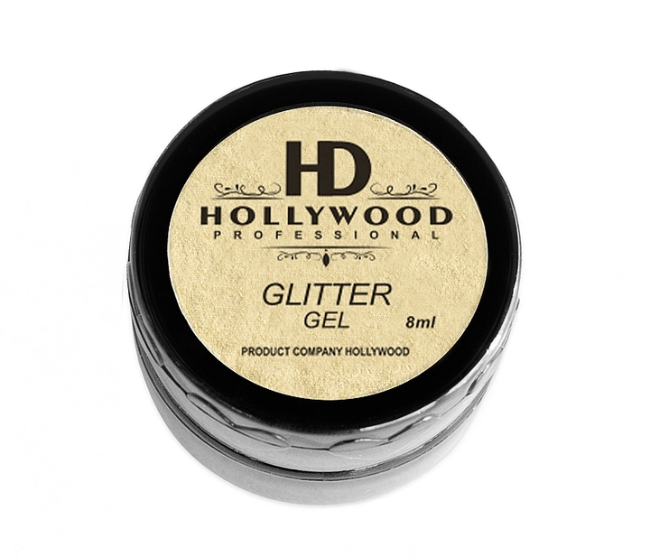 Глиттер для ногтей - HD Hollywood Glitter Gel 01 (8ml) (976737-1254379 ...