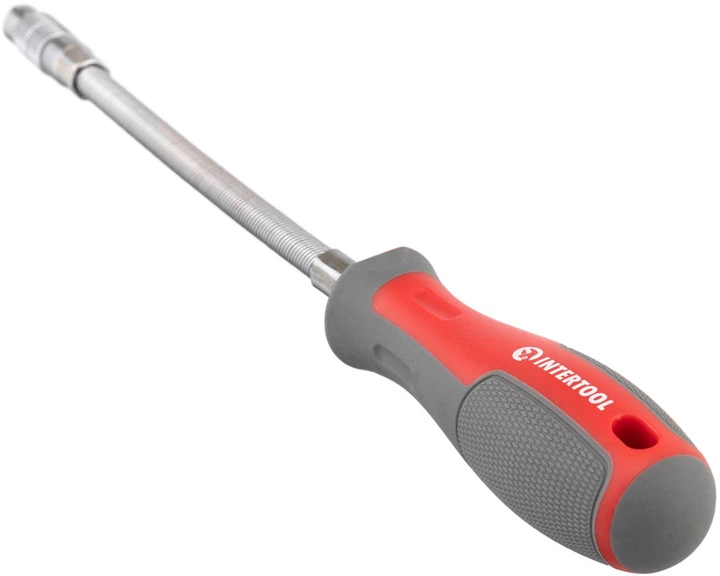Отвертка Intertool с гибким удлинителем и комплектом насадок 9 предметов (VT-3342) – фото ...