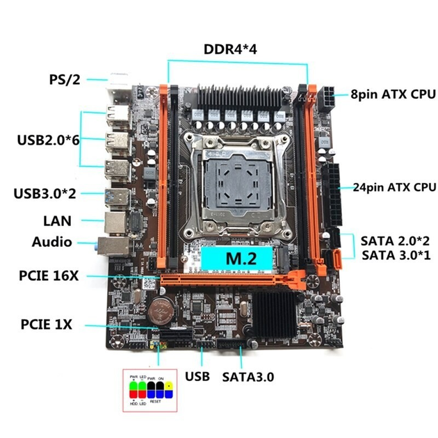 Материнская плата Envinda X99H V1.41 LGA 2011v3 (X99H V1.41) – фото ...