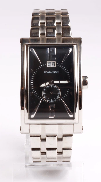 Наручные часы Romanson TM8901UM-OM Черный/Серебристый – фото, отзывы ...