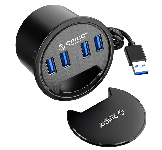 USB-хаб Orico DESK-4U USB 3.0 4 порта концентратор USB hub разветвитель – фото, отзывы ...