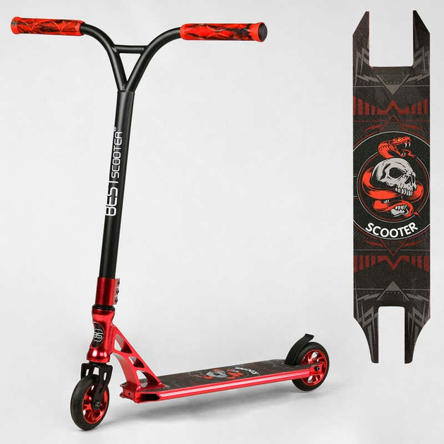 Самокат трюковый Best Scooter BS-7433 HIC-система, алюминиевый диск и ...