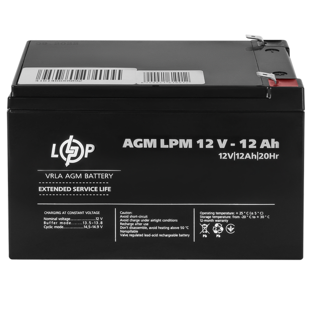 Аккумулятор AGM LPM 12V - 12 Ah – фото, отзывы, характеристики в интернет-магазине ROZETKA от ...
