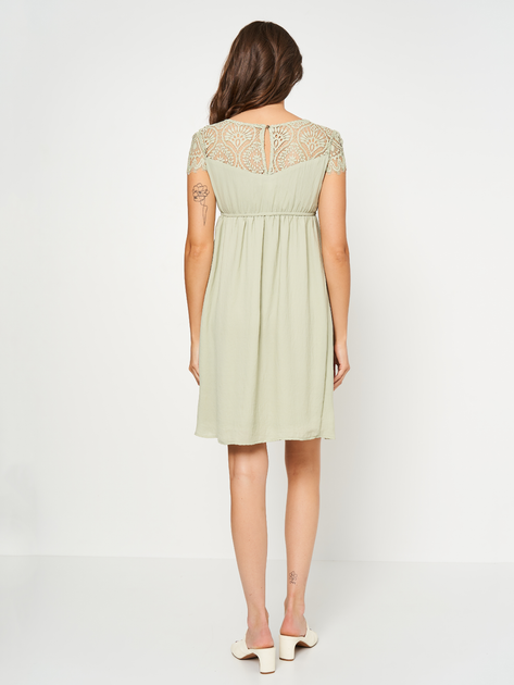 Платье вечернее мини осеннее женское H&M 0858854 L Оливковое ...