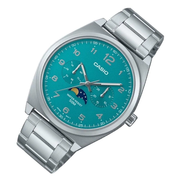 Часы CASIO MTP-M300D-1AVDF Бирюзовый/Серебро – фото, отзывы ...
