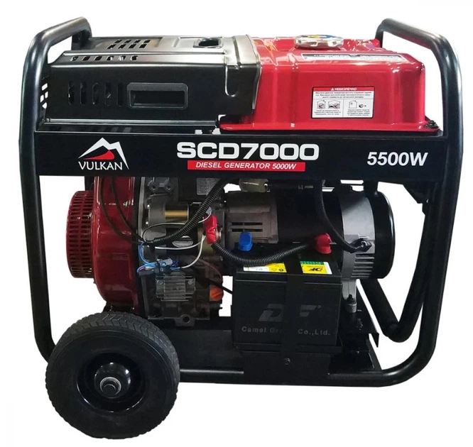Генератор дизельний Vulkan 5.0 кВт SCD7000TЕ – фото, відгуки ...