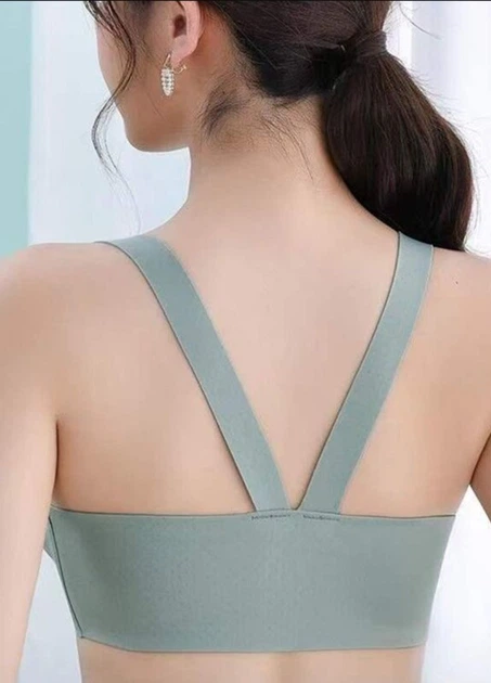 Гладенький бюстгальтер із передньою застібкою Ніжний No Brand 703-75-80 Оливкова (L) 75-80B 1 шт ...