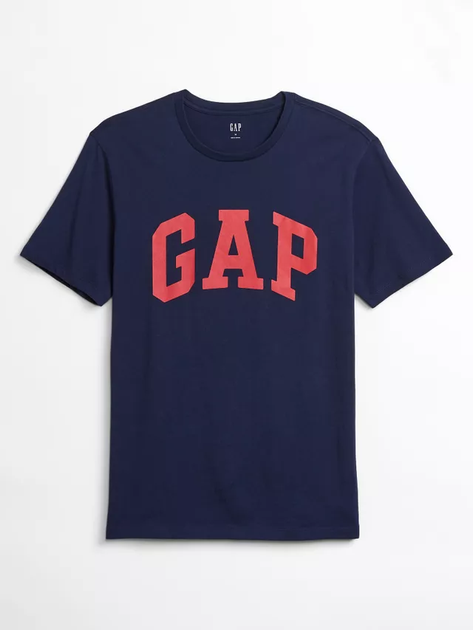 Футболка GAP V-BASIC LOGO T XXL Темно-синій 550338-04 – Брендовая ...