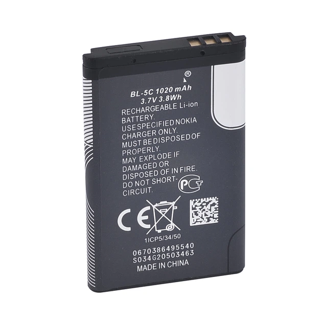 Аккумулятор Fly Ezzy 2 (BL-5C 1020 mAh) [Original] 12 мес. гарантии ...