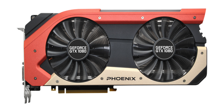 Видеокарта Gainward GeForce GTX 1080 Phoenix 8GB GDDR5X (256bit) (1607/ ...