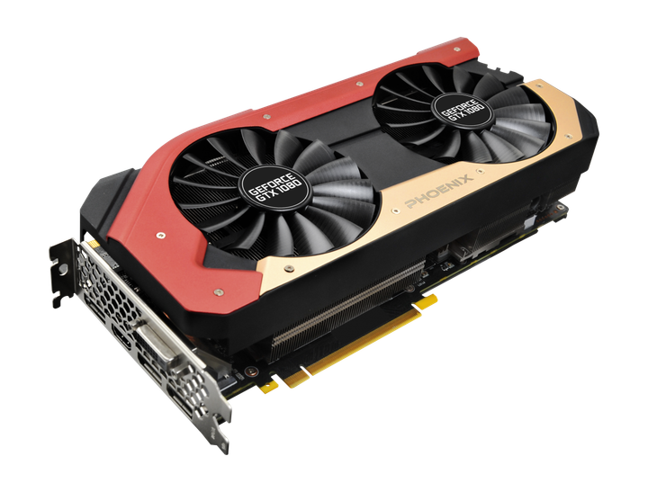 Видеокарта Gainward GeForce GTX 1080 Phoenix 8GB GDDR5X (256bit) (1607/ ...
