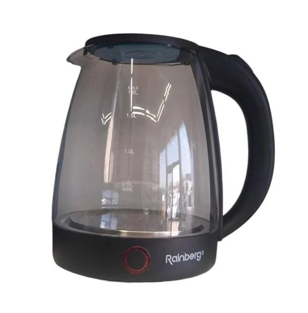 Дисковый стеклянный электрочайник Rainberg RB-2240 2л 2200вт – фото, отзывы, характеристики в ...