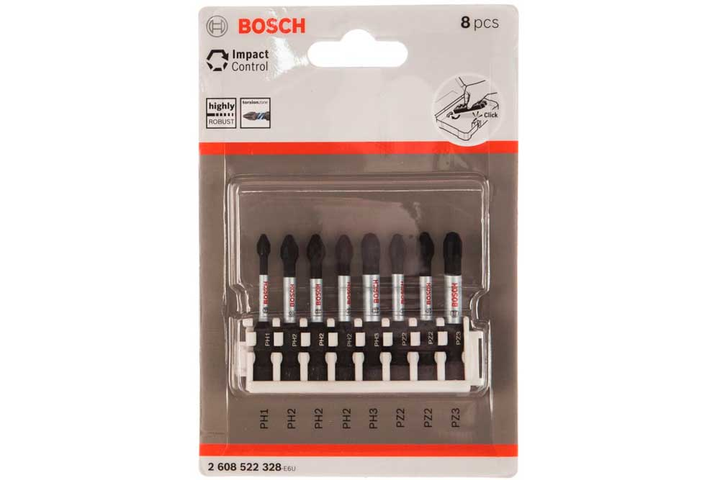 Набор бит BOSCH Impact Control 8шт (2608522328) – фото, отзывы ...