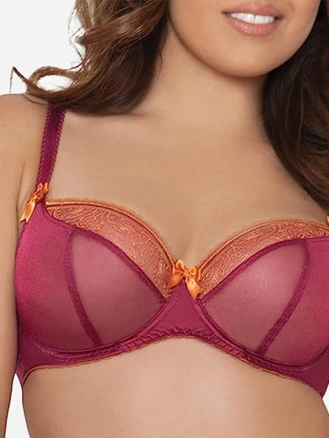 Эротический бюстгальтер Curvy Kate Bardot SG3101 80DD Бордовый (5052574363840) – в интернет ...