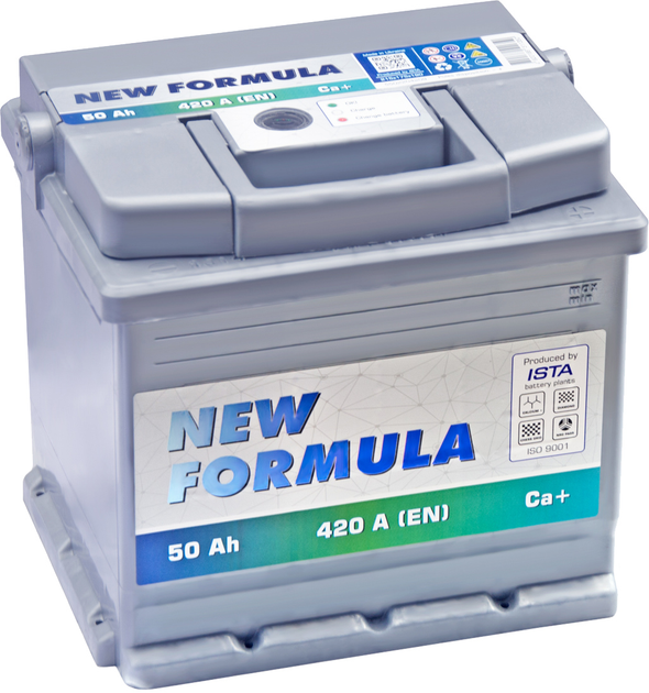 Автомобильный аккумулятор NEW FORMULA 50 Ач Ев (-/+) 420 EN 21.5 x 17.5 ...