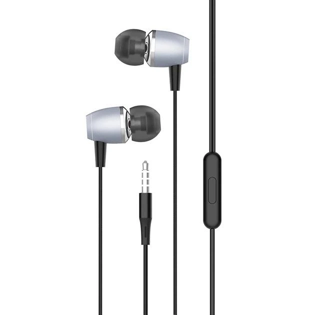 Провідні вакуумні навушники HF Denmen DR11 3.5mm Grey купить в интернет-магазине ROZETKA ...