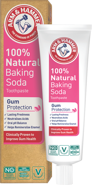 Зубная паста Arm&Hammer 100% Natural для защиты десен 75 мл ...