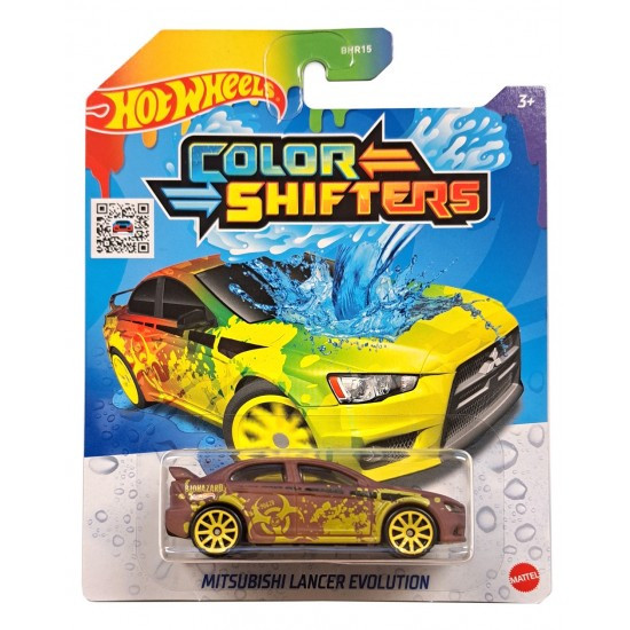 Машинка Хот Вилс Меняет цвет 1:64 MITSUBISHI LANCER EVOLUTION Hot ...