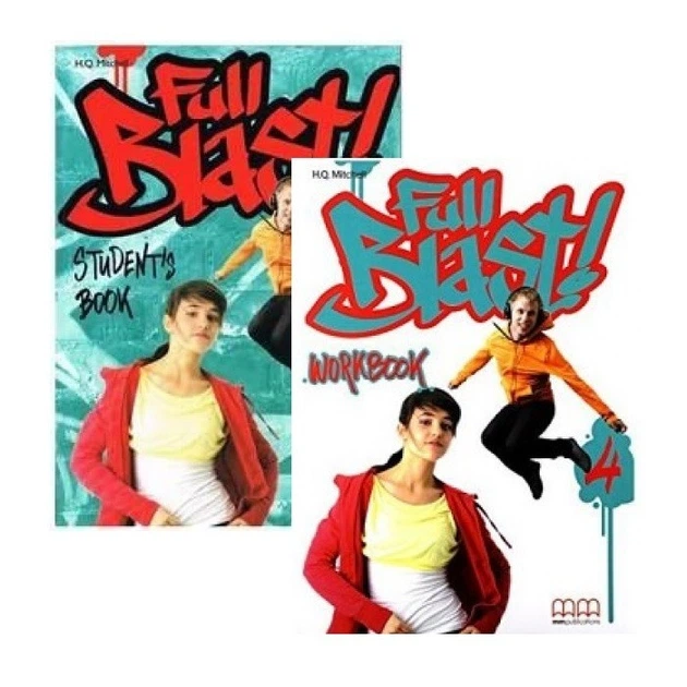 Книга Комплект учебник + тетрадь Full Blast 4 student's Book + workbook (9786180509052) MM ...