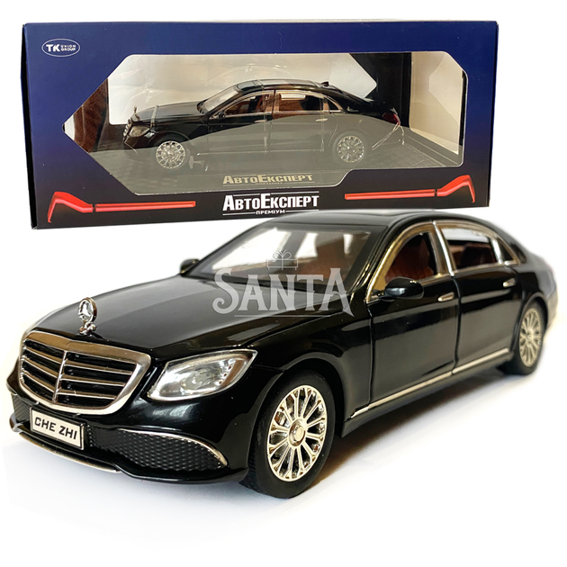 Машинка дитяча металева Mercedes-Benz E 300, Мерседес, чорний ...