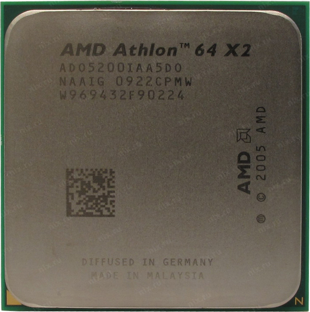 Процесор AMD Athlon 64 X2 5200+ (ADO5200IAA5DO) – фото, відгуки ...