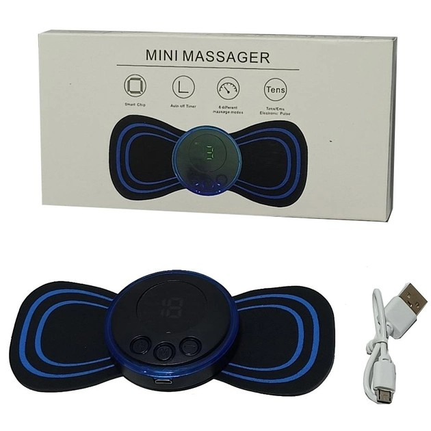 Миостимулятор бабочка Intelligent pulse massage stick. Импульсный ...