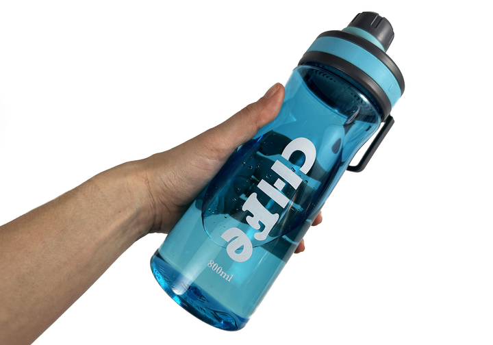 Бутылка для воды EasyFit CHFe 800 мл синяя (спортивная бутылочка, фляга ...