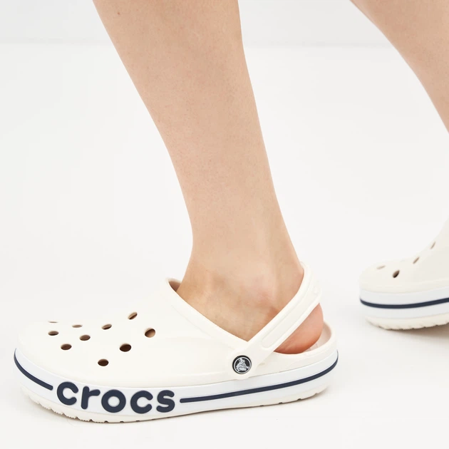 Мужские кроксы Crocs Bayaband Clog 205089-126 42-43 (M9/W11) 27 см White/Navy (1914481391528 ...
