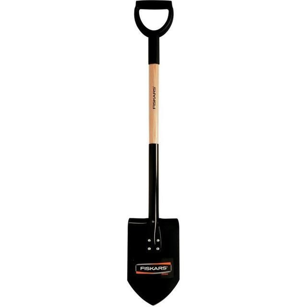 Лопата с деревянной ручкой Fiskars PRIMA™ (1011568) – фото, отзывы ...