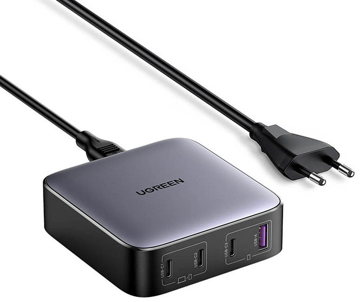 Зарядное устройство Ugreen CD328 Nexode Series 3 х USB-C + USB-A 100 Вт ...