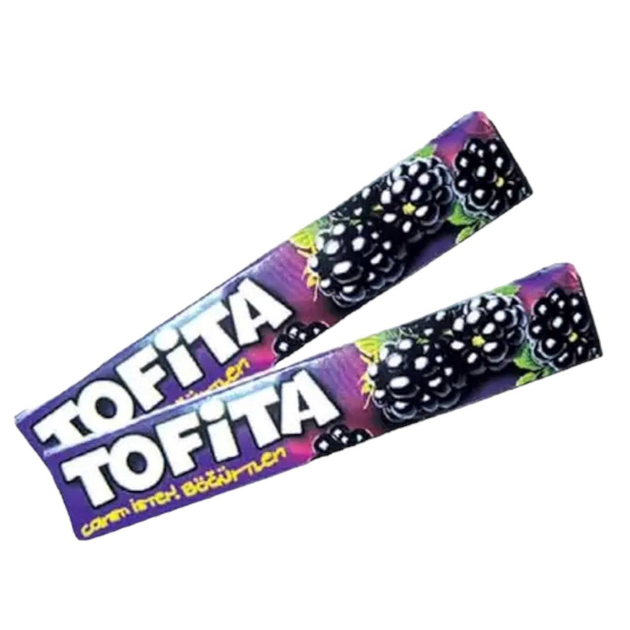 Фруктовые жевательные конфеты Tofita Ежевика Блок 20 шт – купить в ...