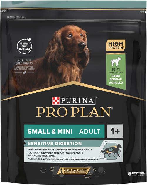 Сухой корм Purina Pro Plan Small&Mini Sensitive с Ягненком для собак ...