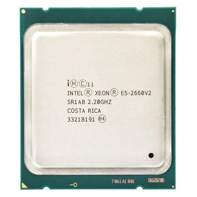 Процессор Intel S2011 Xeon E5-2660 v2 (2.2GHz 10 Core 20 Threads 95W ...
