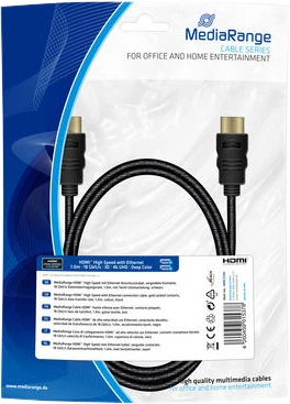Кабель MediaRange HDMI-HDMI 1 м (MRCS195) – фото, отзывы ...