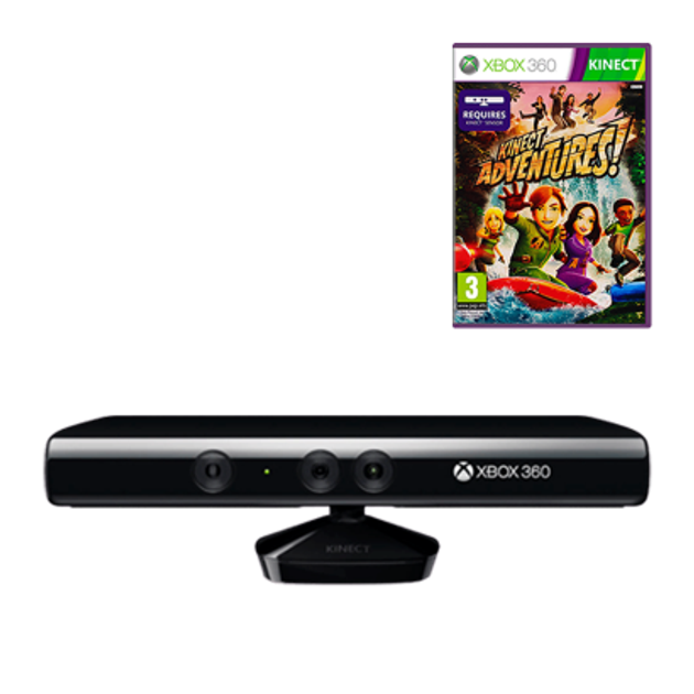 Набор Сенсор Движения Проводной Microsoft Xbox 360 Kinect Black + Игра ...