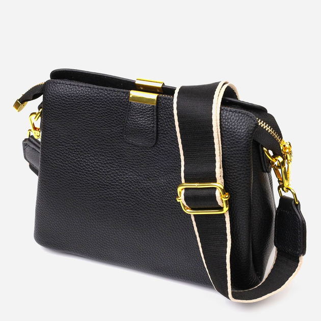 Сумка кросс-боди женская кожаная Vintage leather-22107 Черная – в ...
