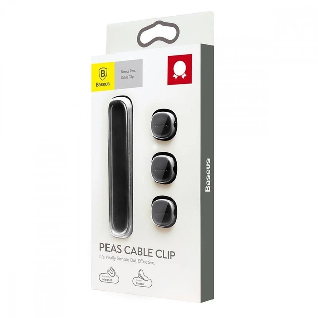 Держатель для проводов Baseus Peas Cable Clip – фото, отзывы ...