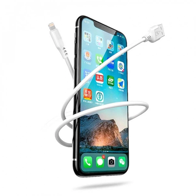 Кабель SkyDolphin S61L USB - Lightning 1м, White (USB-000443) – фото, отзывы, характеристики в ...