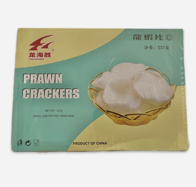 Чипсы рисовые креветочные белые Longhaisheng 227г от продавца: Смачний ...