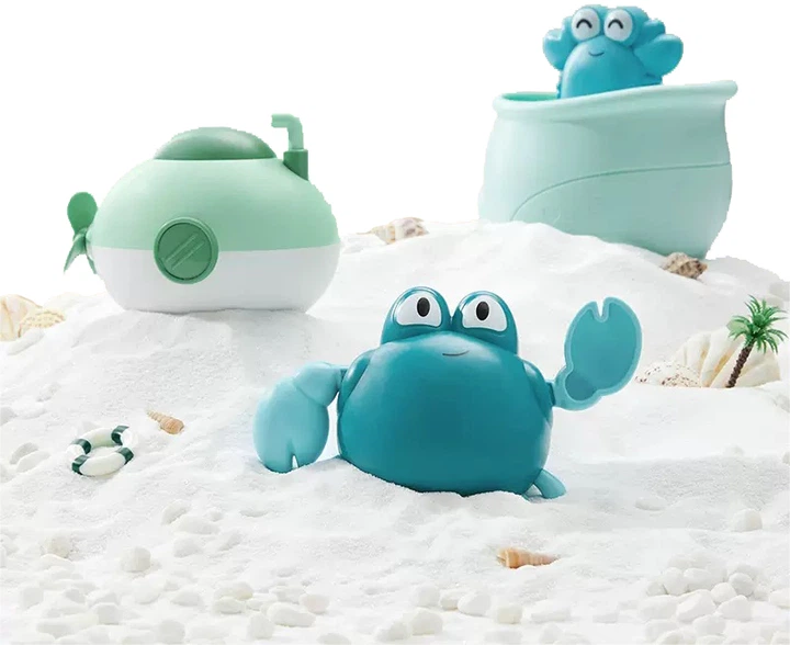 Набор игрушек для купания Beiens Голубой (QC25blue) – игрушки с ...