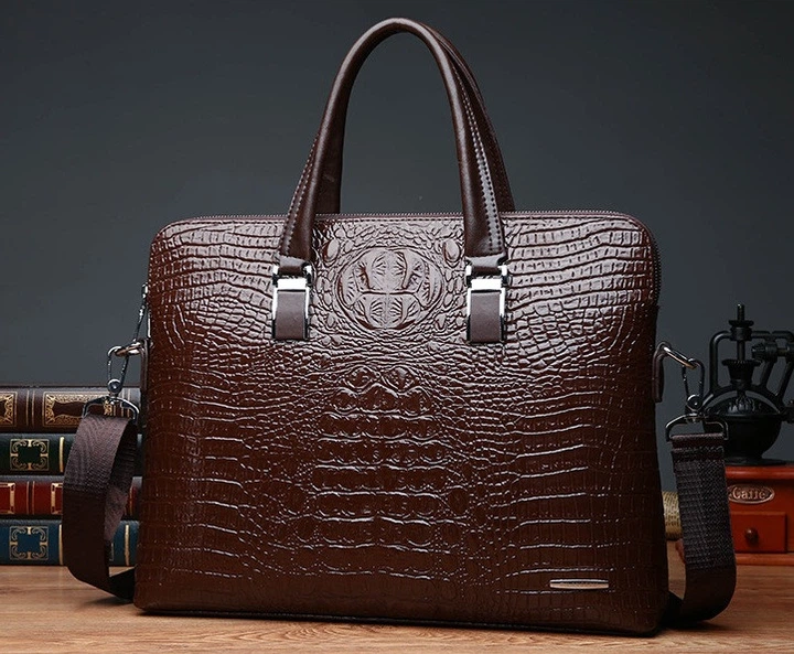 Мужской деловой портфель под рептилию для документов формат А4 мужская ...
