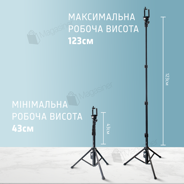 Штатив тренога для телефона с пультом bluetooth Yunteng VСT-1388 ...