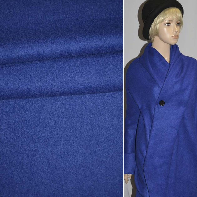 Лоден букле пальтовый синий, ш.150 (12701.049) – низкие цены, кредит ...