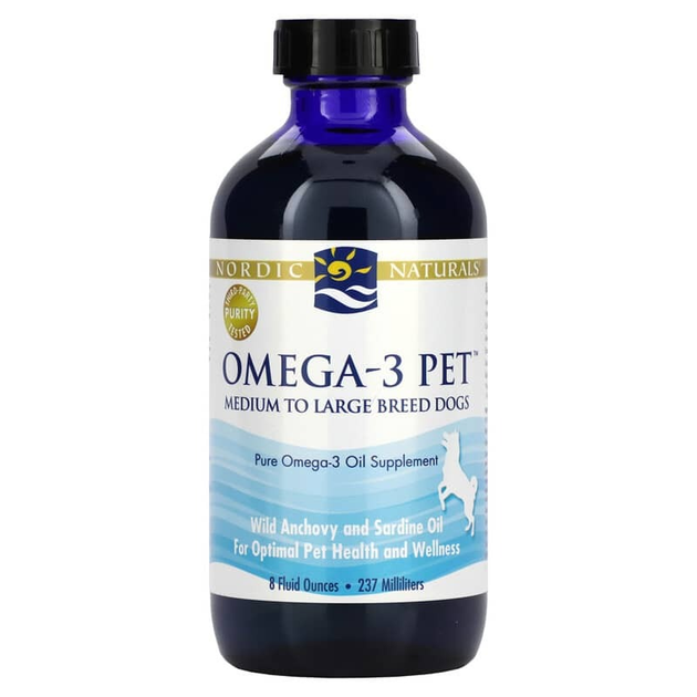 Омега-3 для собак, Omega-3 Pet, Nordic Naturals, 237 мл (NOR-50504 ...